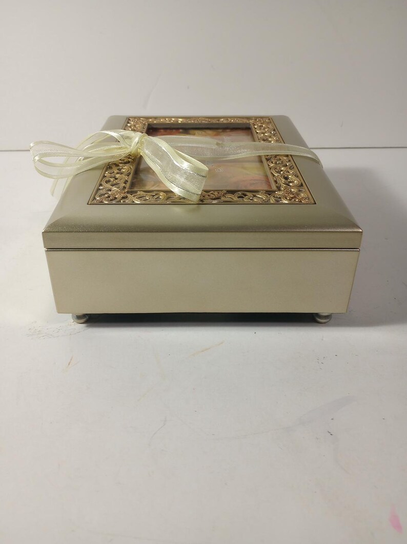 Music Box Picture Frame Cottage Garden Plays Unchained Melody - Etsy