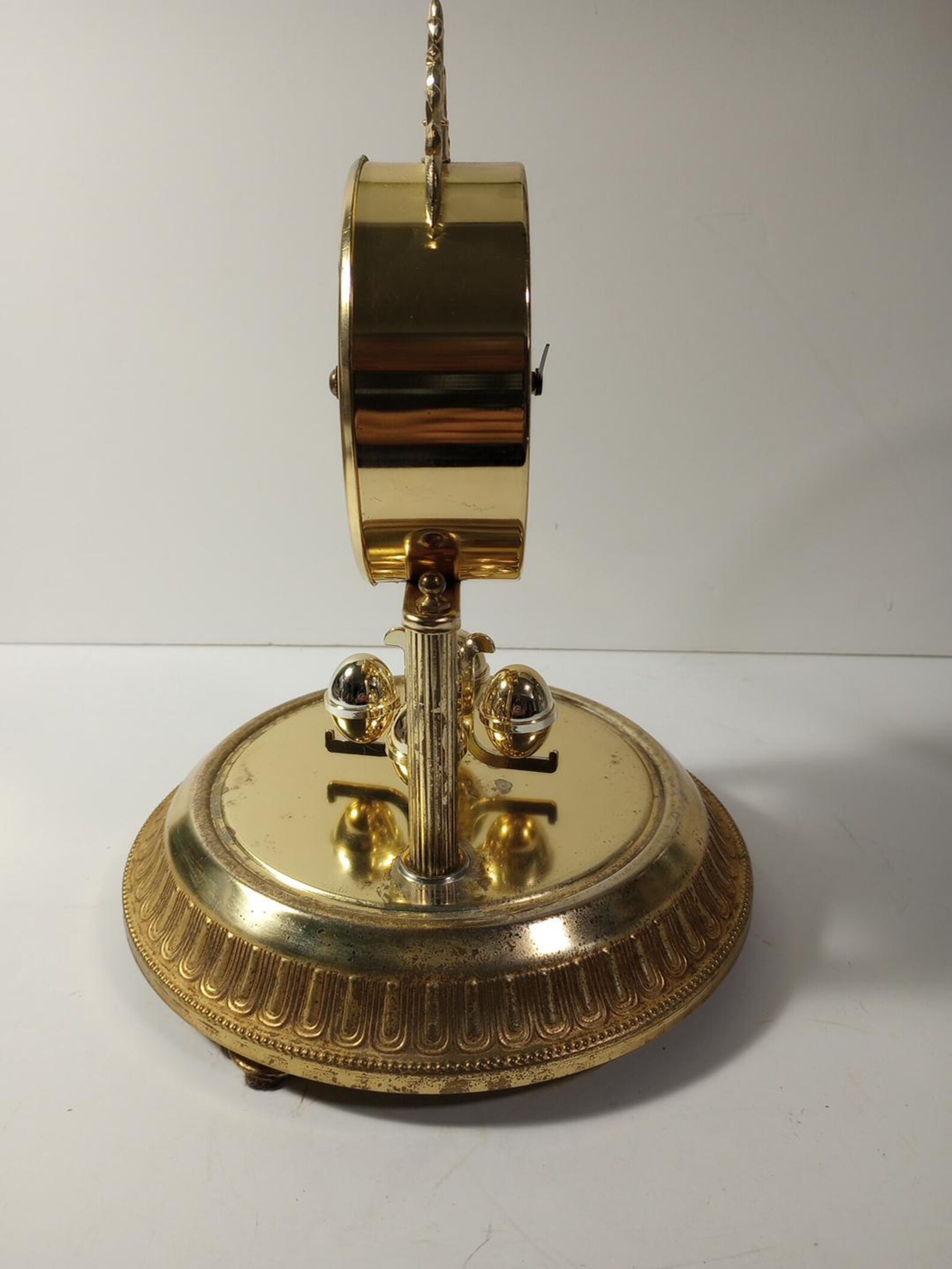 Vintage Elgin Clock With Glass Dome Cover Read Description - Etsy