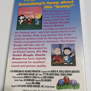 It's the Easter Beagle, Charlie Brown, VHS Sealed - Etsy