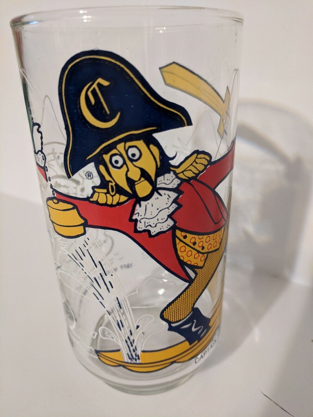 Mcdonalds Captain Crook Drinking Glass, Mcdonald Land Collector Series ...