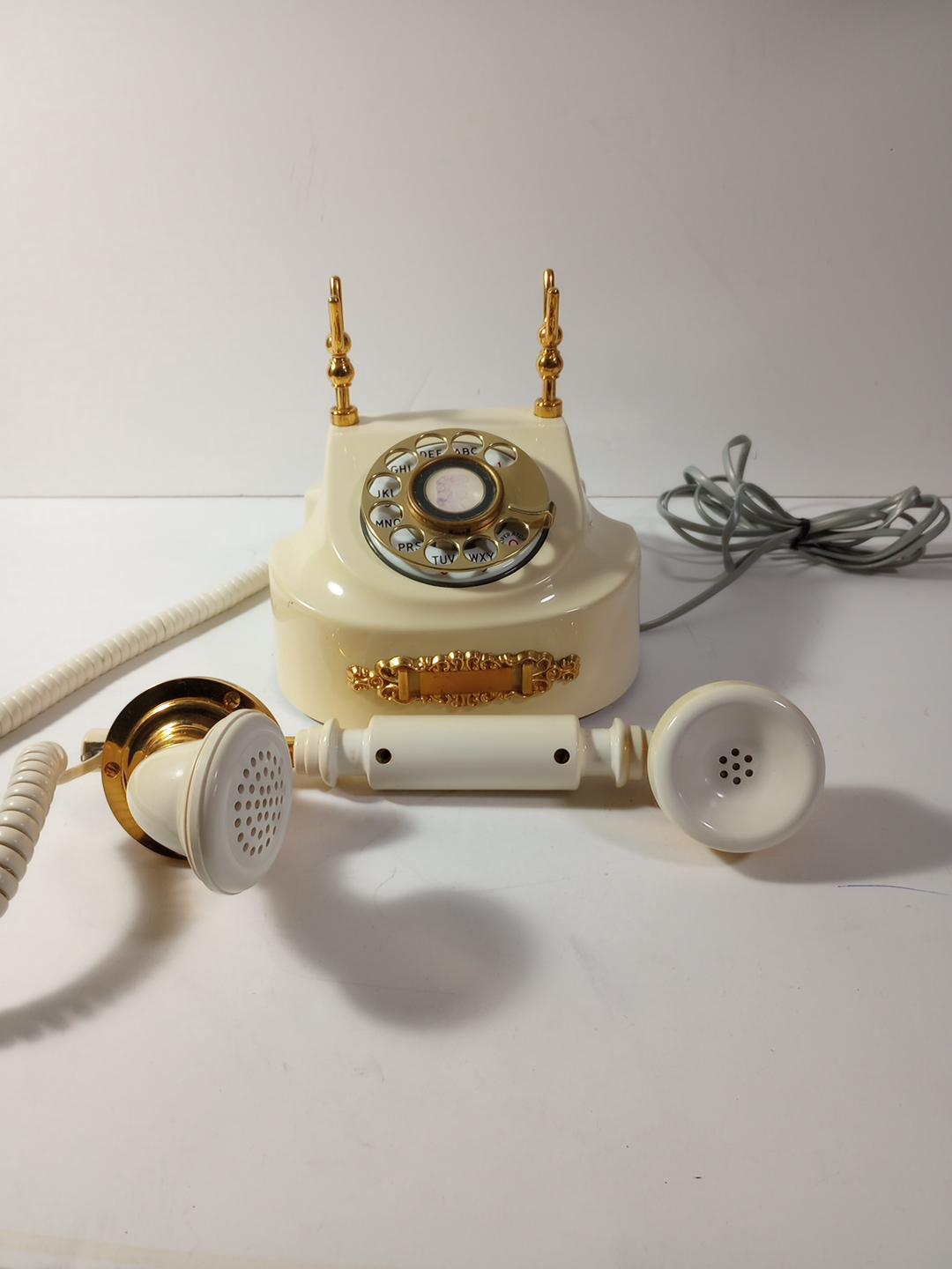 Vintage French Art Deco 1970s Rotary Dial Princess Cradle Receiver ...