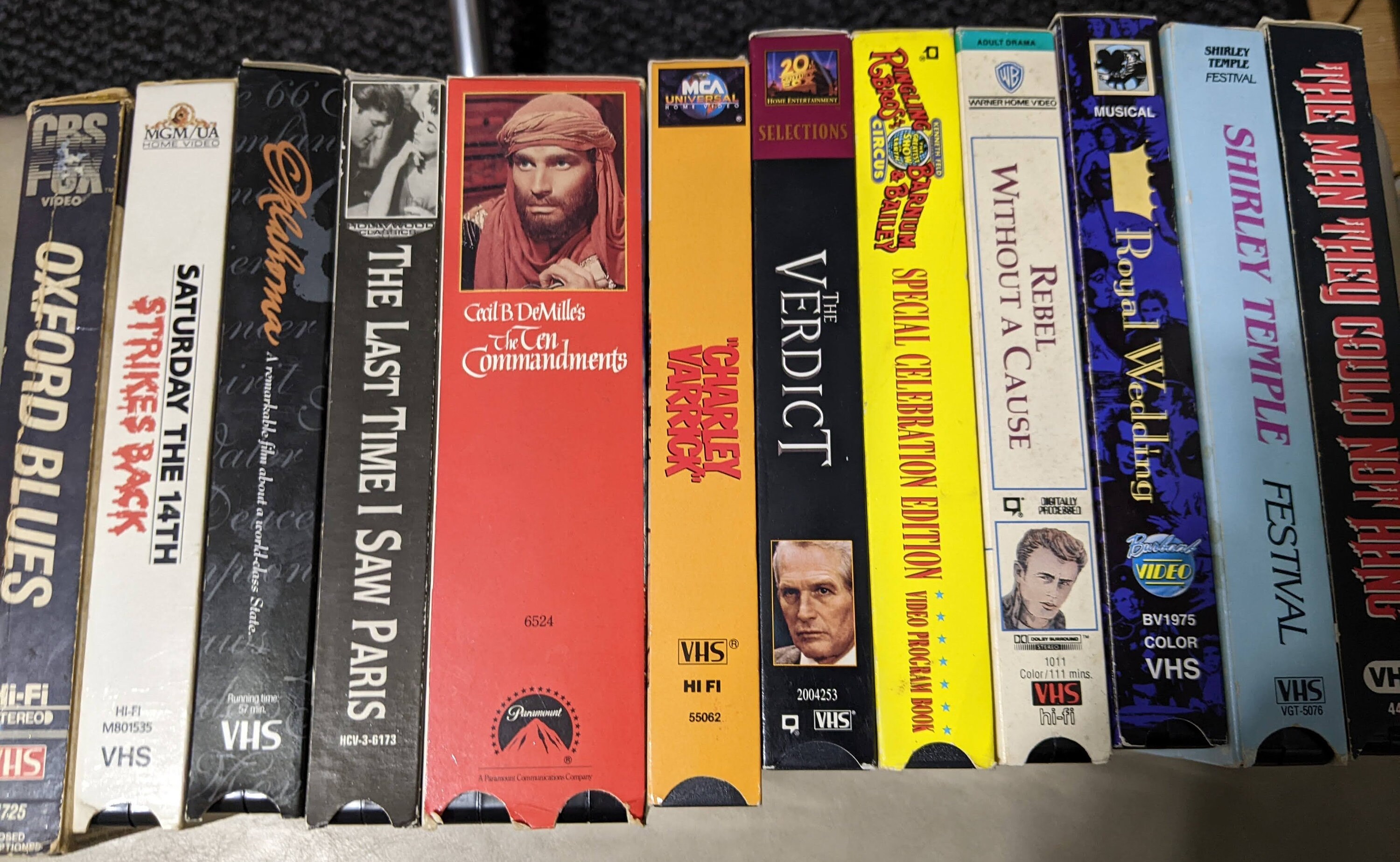 VHS Tapes Group of 13 - Etsy
