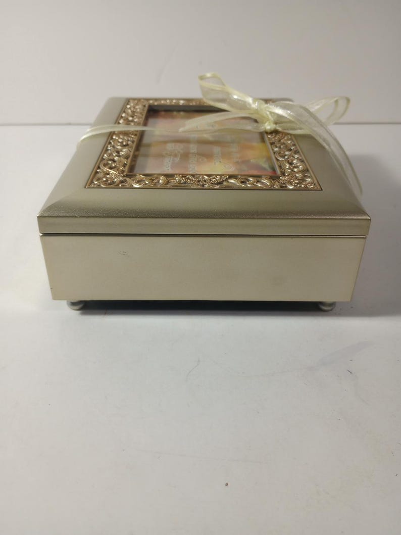 Music Box Picture Frame Cottage Garden Plays Unchained Melody - Etsy