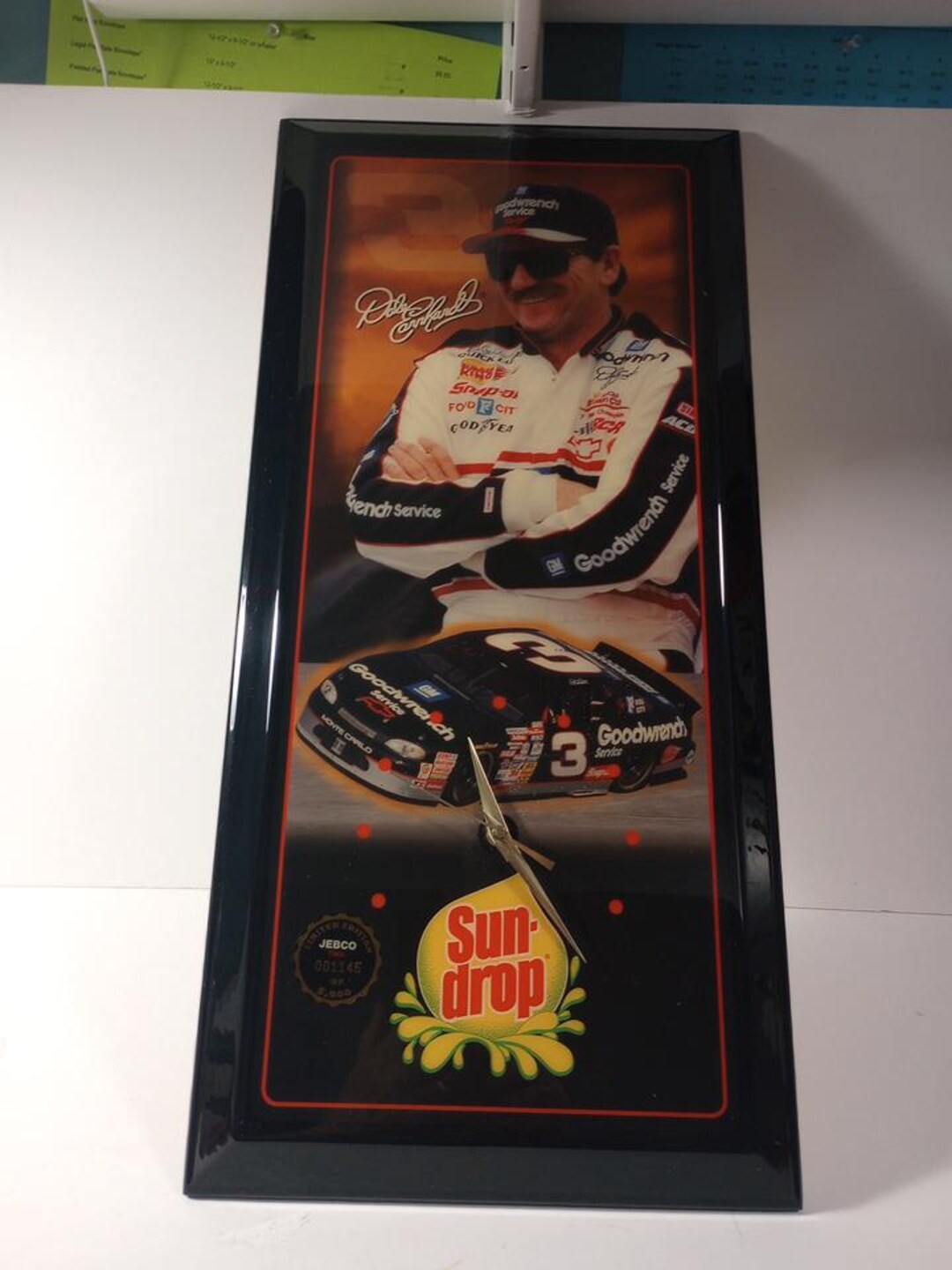 Vintage Dale Earnhardt Jebco Clock Sundrop Collectible Signed Number ...
