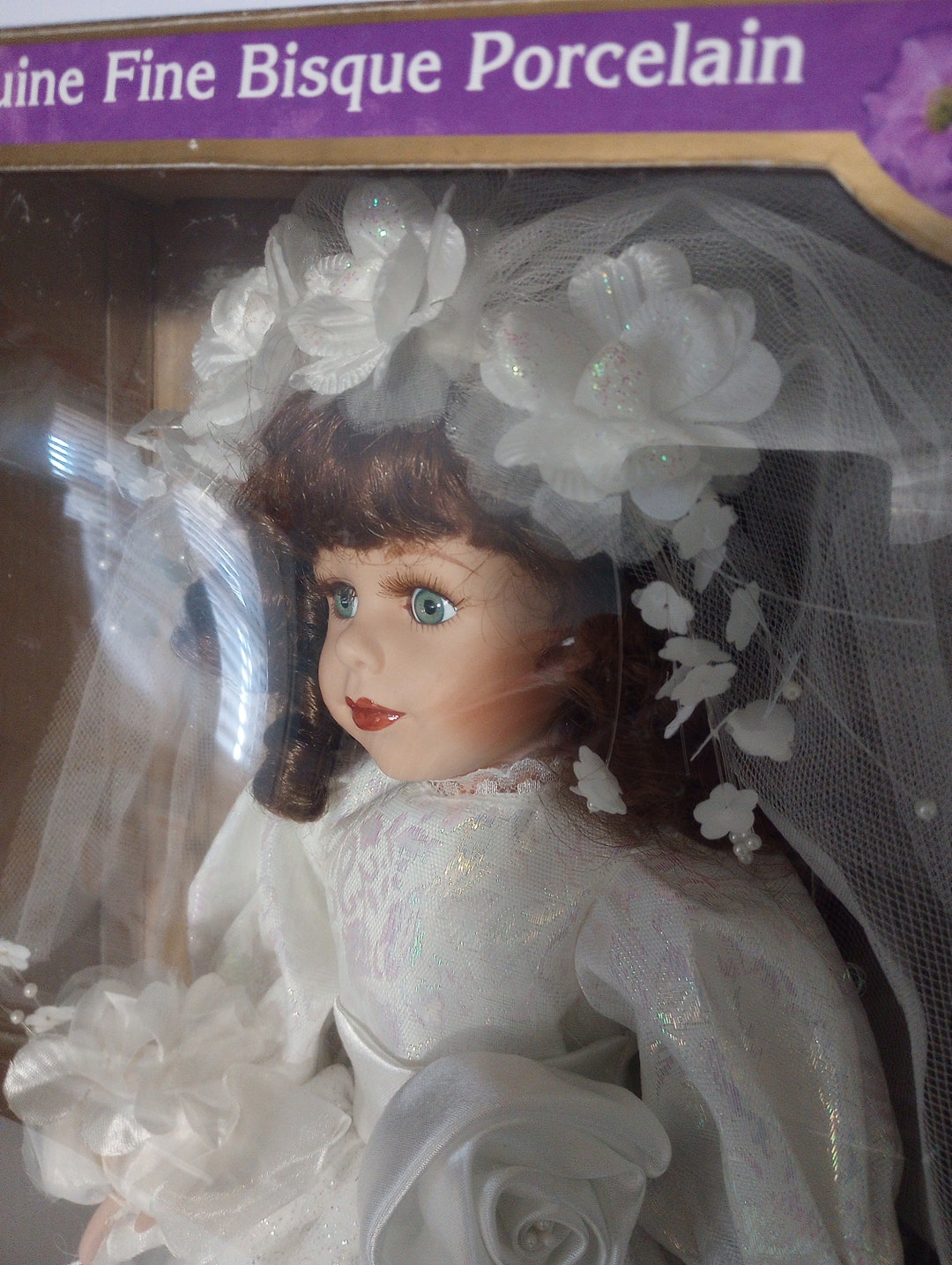 Genuine Fine Bisque Porcelain Doll Wedding Dress - Etsy