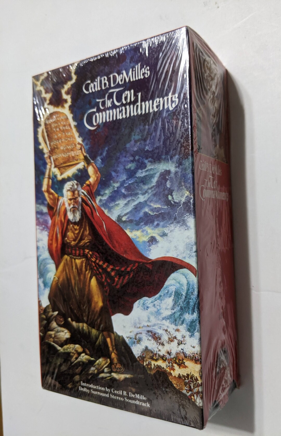 Ten Commandments Dbl VHS Classic by Cecil B. Demille Factory Sealed - Etsy