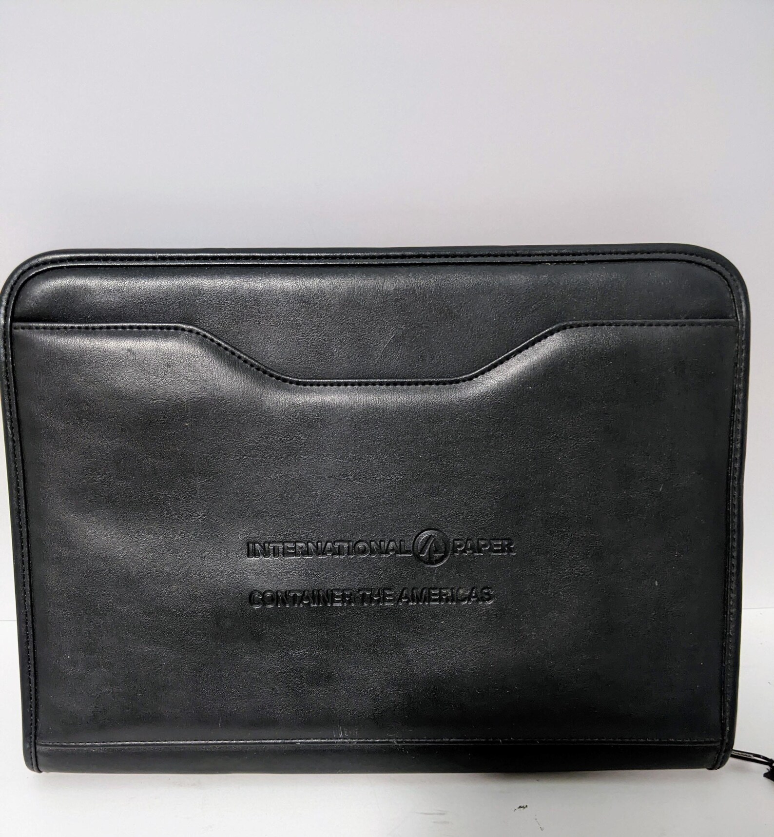 Gemline Leather Portfolio Travel Planner Zip Around Case International ...