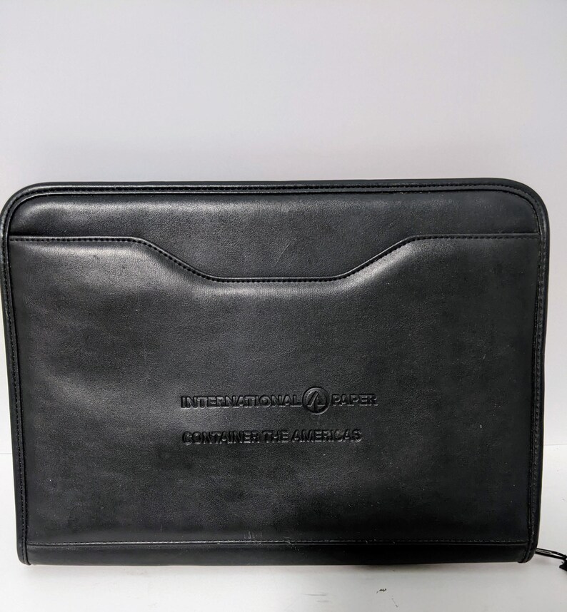 Gemline Leather Portfolio Travel Planner Zip Around Case International ...
