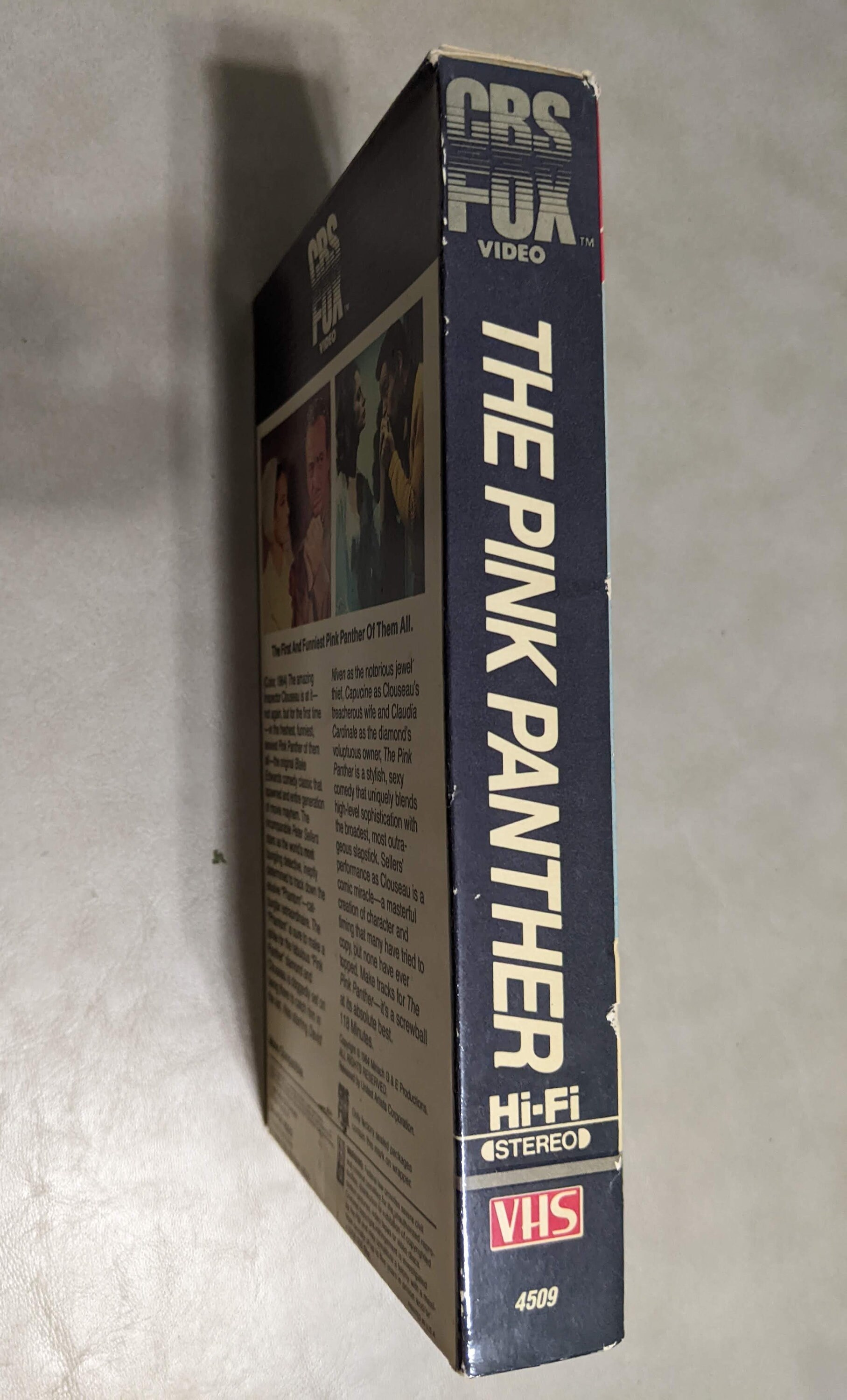 Pink Panther VHS Classic 1964 Color Very Rare Movie - Etsy