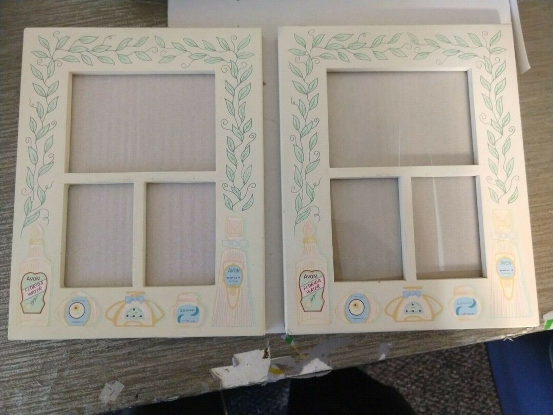 Avon Picture Photo Frame Fldrida Water Set Lot 2 Ea. Avon Picture Photo ...