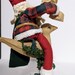 Santa Claus Riding the Christmas Goose Rare Vintage Playful Lighted ...