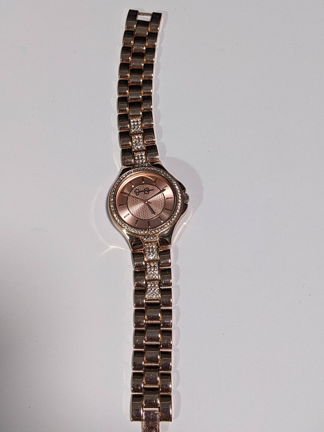 Jessica Simpson Rose Gold and Crystal Ladies Watch JS8001RG - Etsy