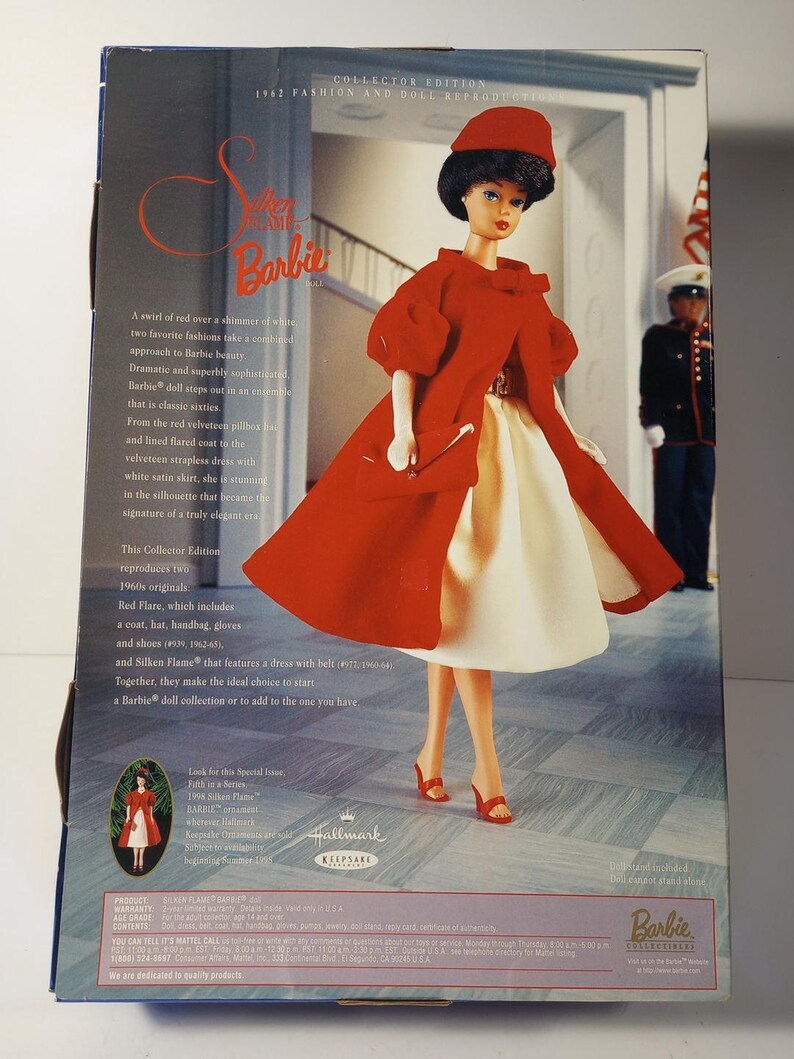 VTG Barbie Silken Flame Fashion and Doll Reproductions 1997 Collector's ...