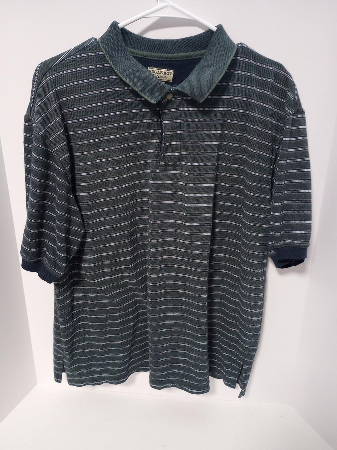 Vintage Bugle Boy Polo Golf Shirt Gray Large - Etsy