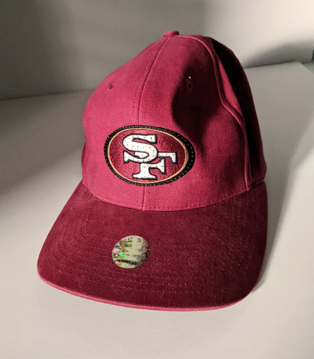 San Francisco 49'ers NFL Officially Licensed Burgundy Vintage Velcro ...