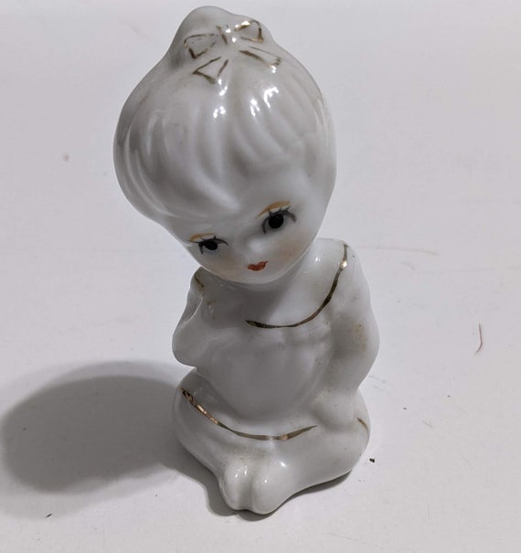 Little Girl Vintage Porcelain Figurine - Etsy