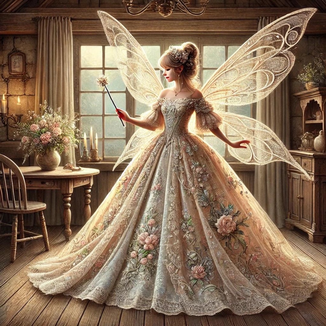 Enchanting Fairy Princess Digital Download – Magical Art Print - Etsy