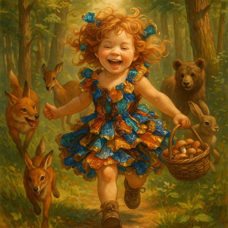 Forest of Joy” — Children’s Coloring Page | Digital Download - Etsy