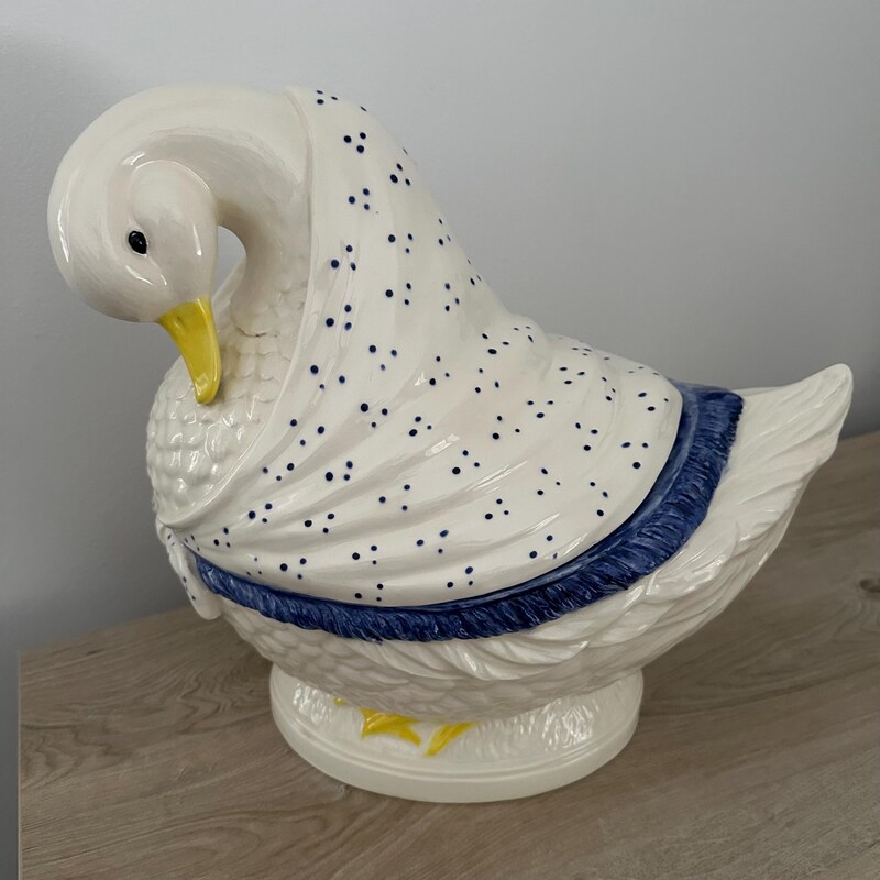 Goose Cookie Jar Etsy