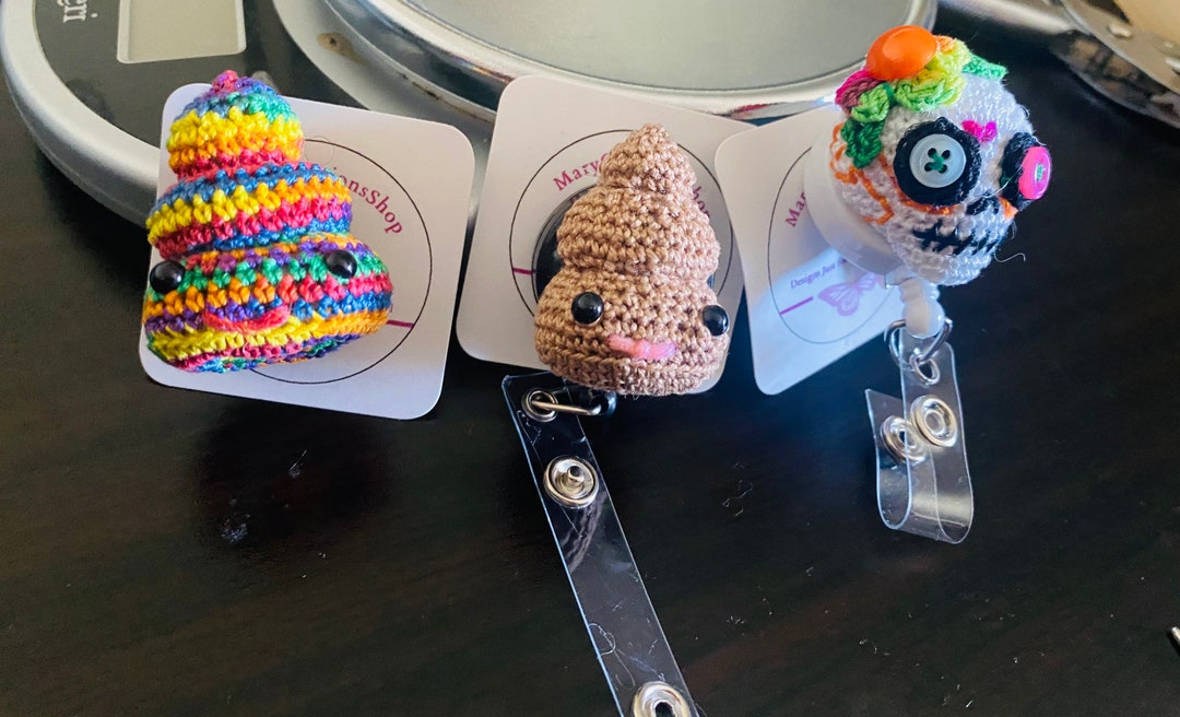 Crochet Badge Holder - Etsy