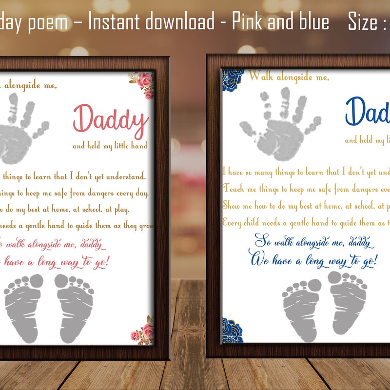 Daddy Poem - Etsy