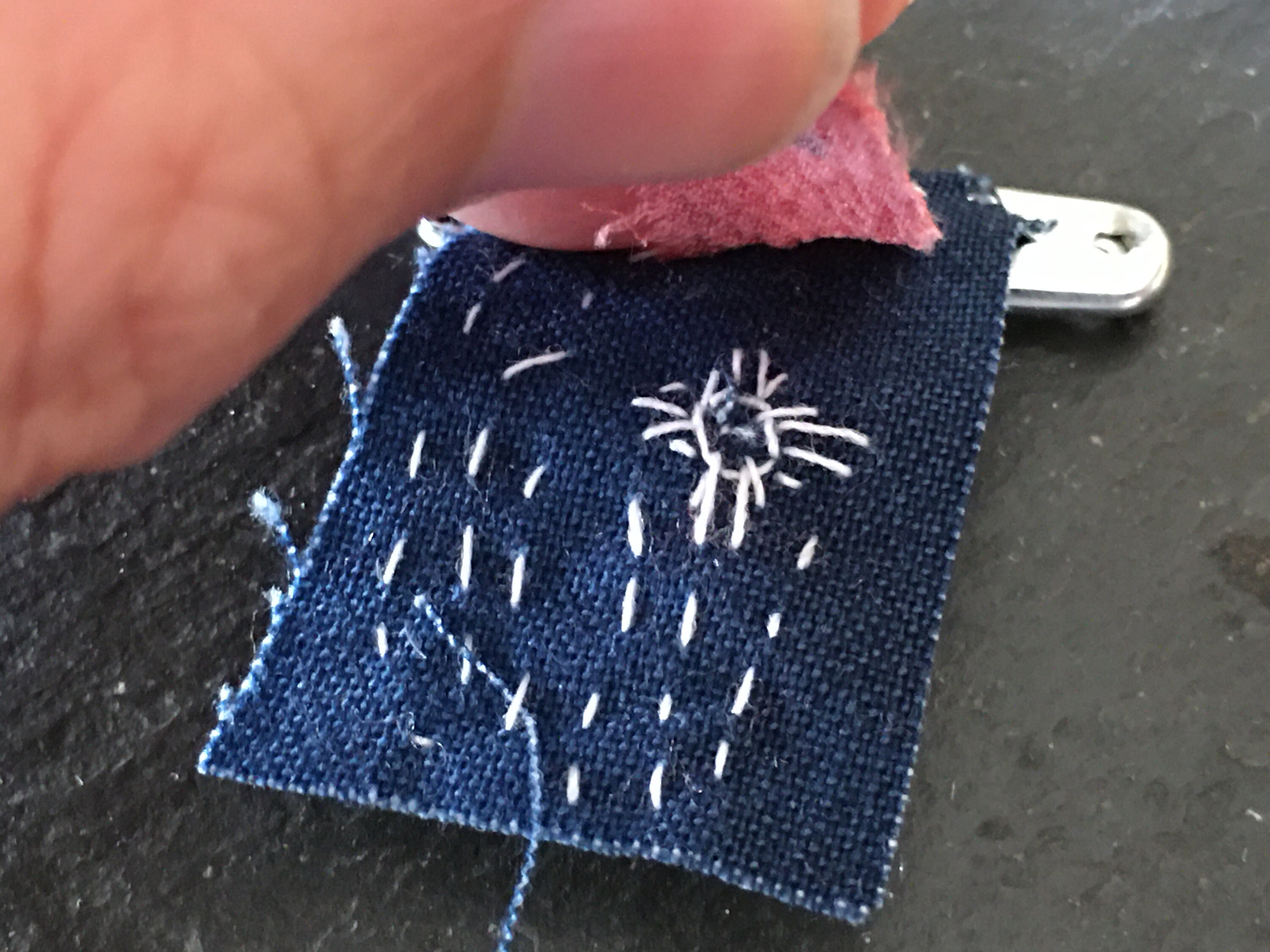 PICK a 1-3 Japanese Boro Prayer Flag Layers Slow Stitch Katazome ...