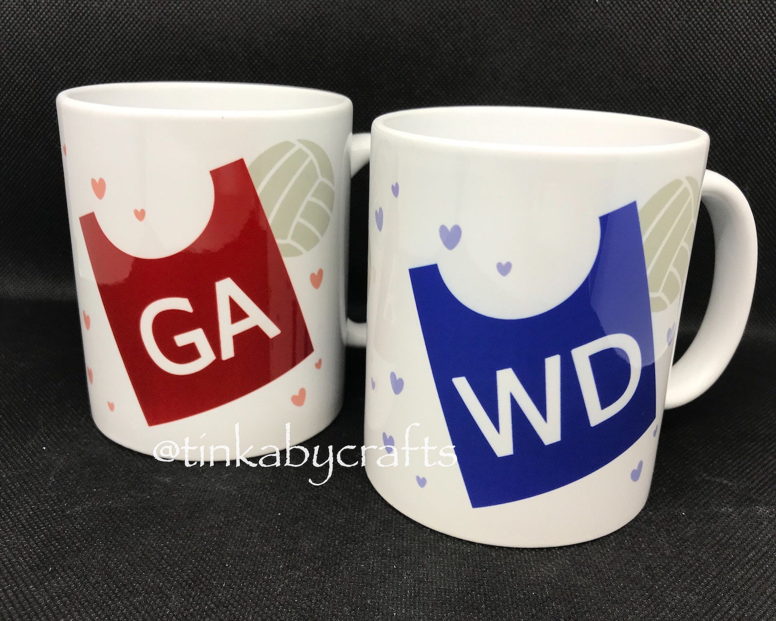 Love Netball Mug my Heart Belongs to Netball Bib Position - Etsy