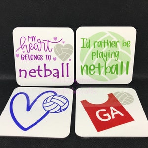 Love Netball Mug my Heart Belongs to Netball Bib Position Wing Attack ...