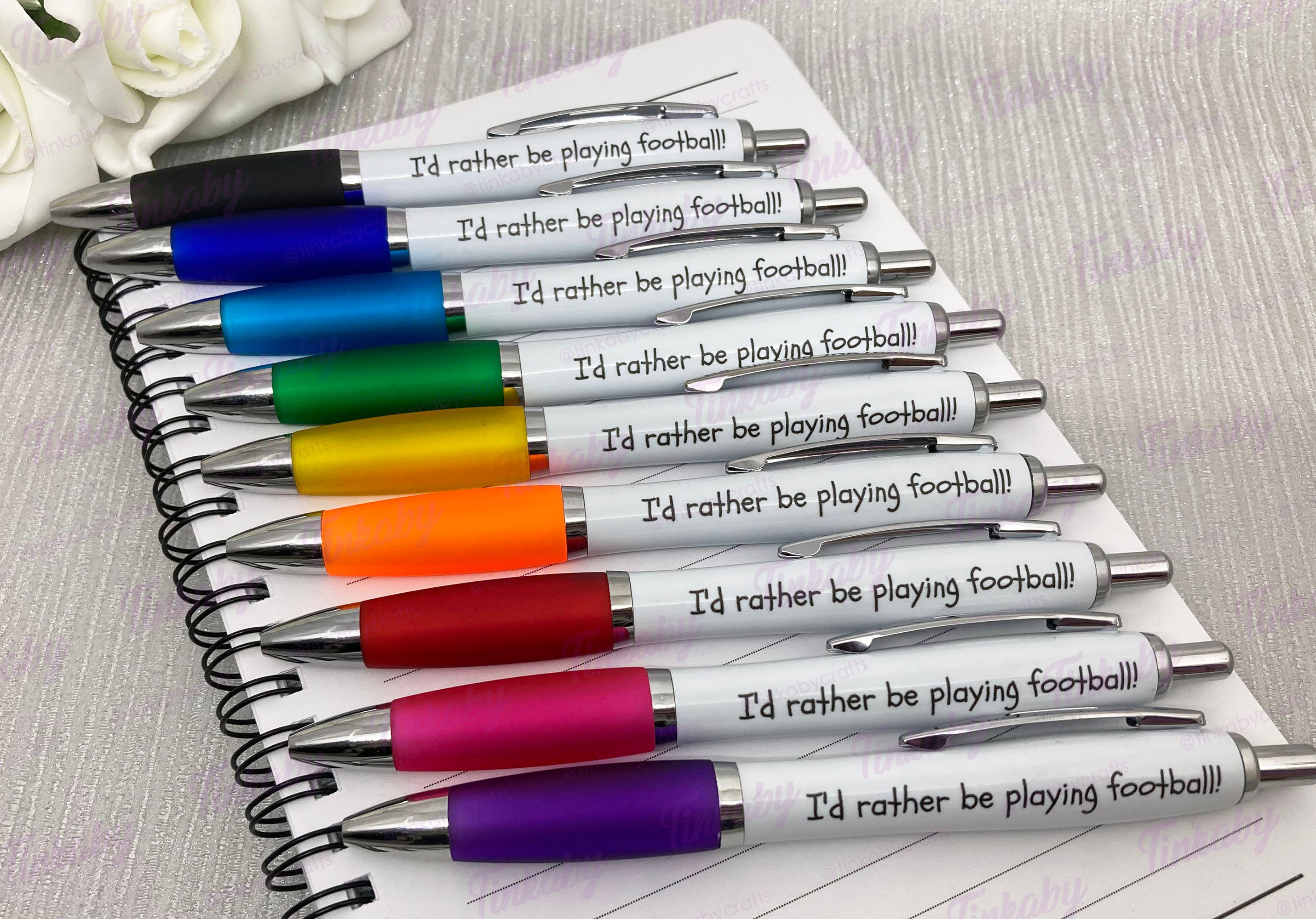 I'd rather be playing football pen available in multiple | Etsy