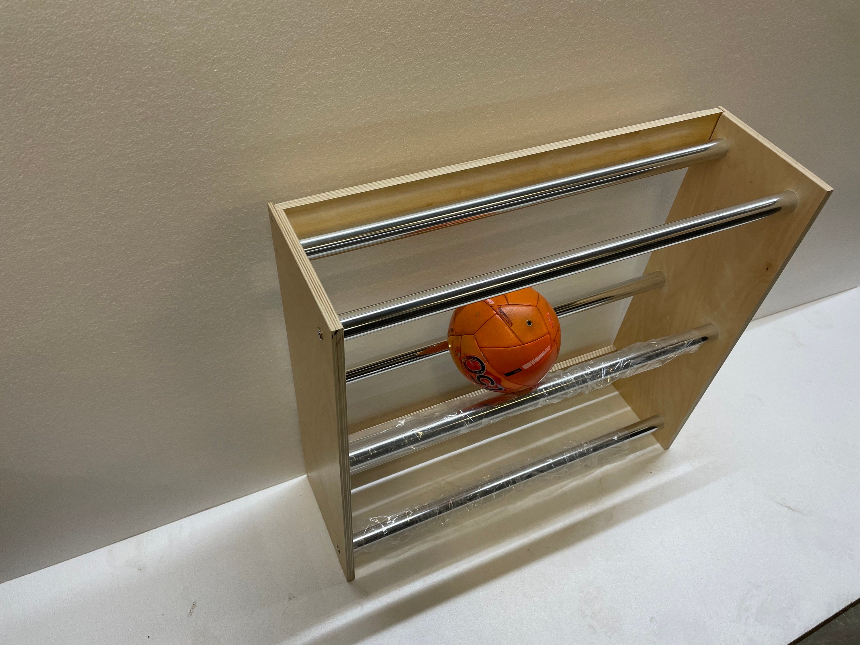 Solid Wood Bowling Balls Soccer Balls or Basketball Rack - Etsy