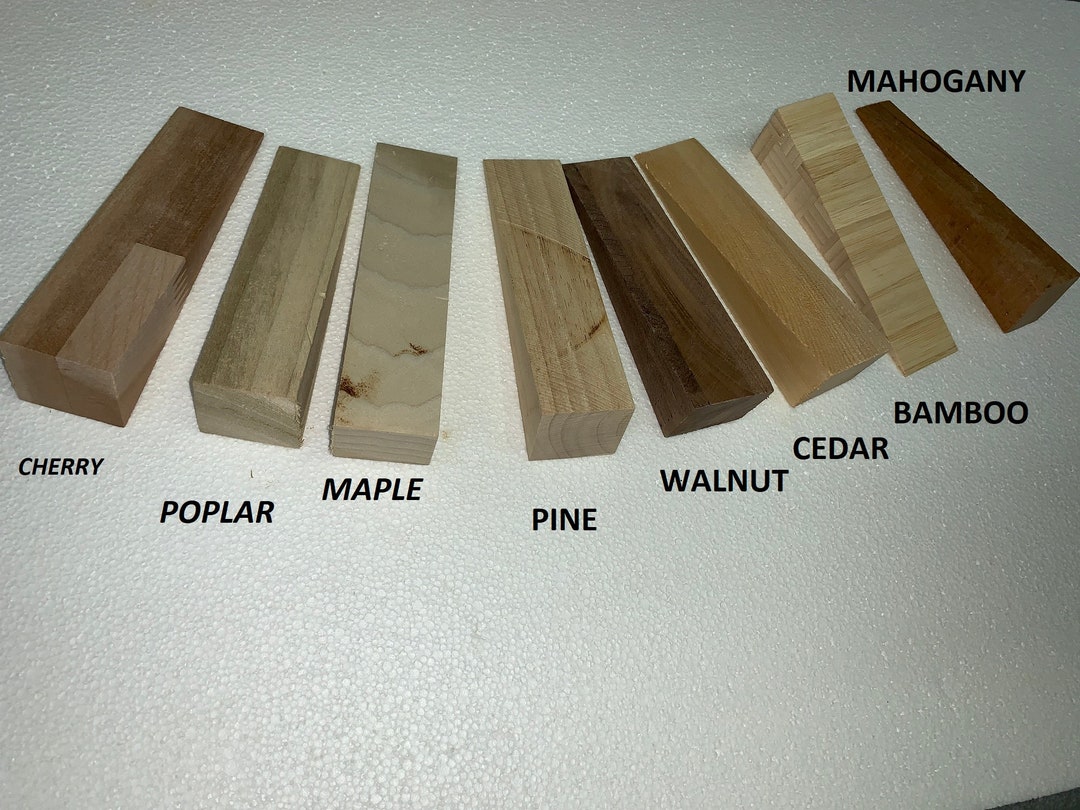 2 Wooden Door Stops. Natural Solid Wood Set of 2pc - Etsy