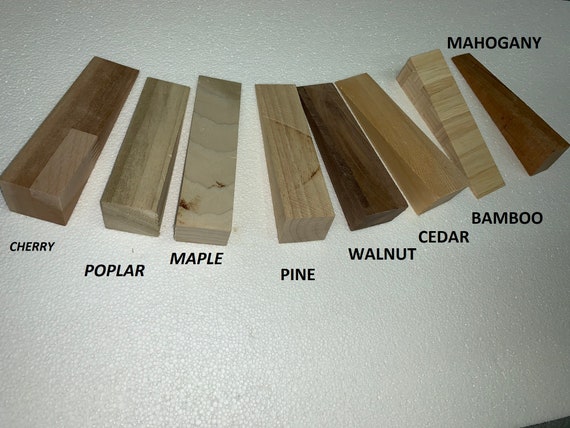 2 Wooden Door Stops. Natural Solid Wood Set of 2pc | Etsy