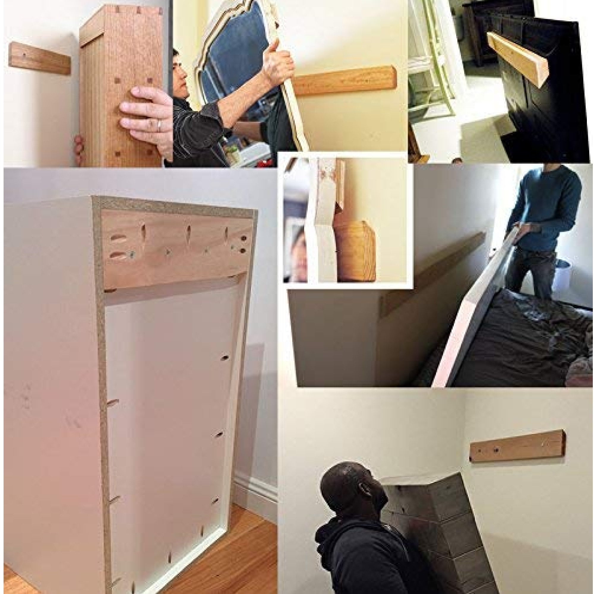 Wooden French Cleat 3/4 Thick complete set | Etsy