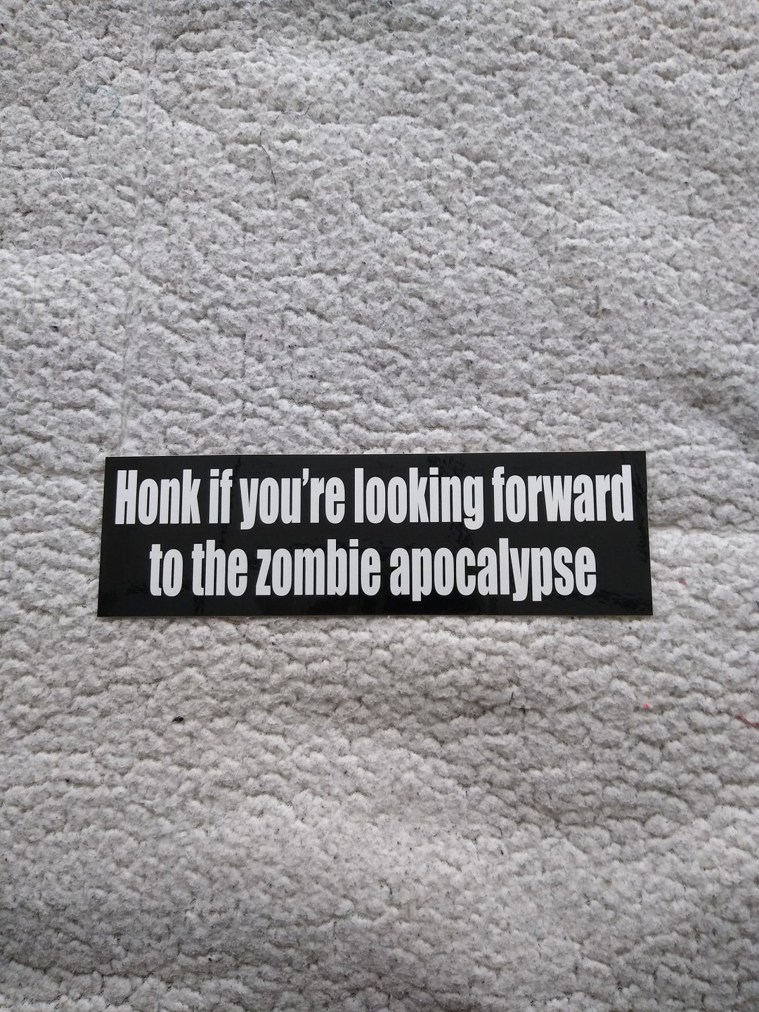 Zombie Apocalypse Original Bumper Sticker - Etsy