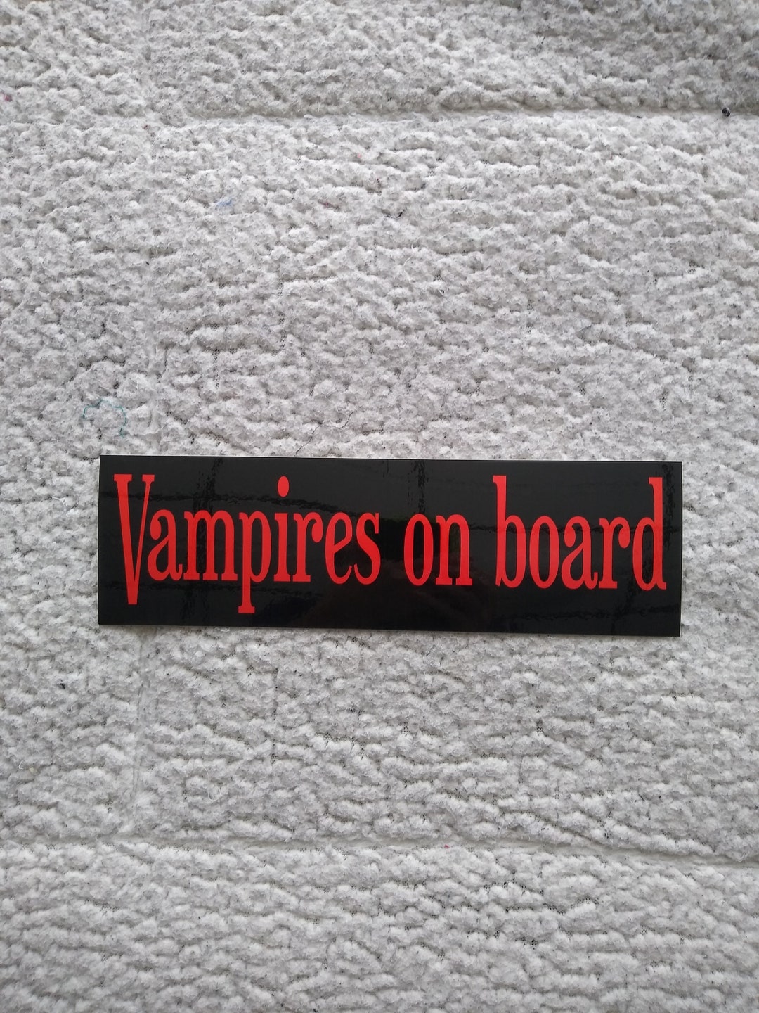 Vampires on Board Original Bumper Sticker - Etsy