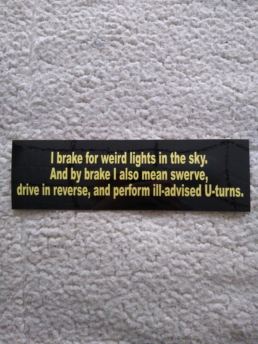 UFO Aliens Original Bumper Sticker - Etsy