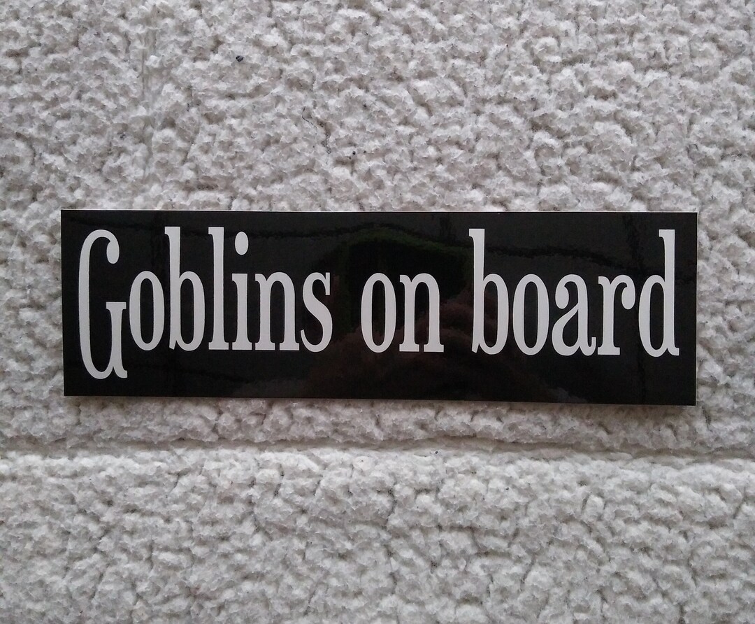 Goblins Goblin Mode Original Bumper Sticker - Etsy