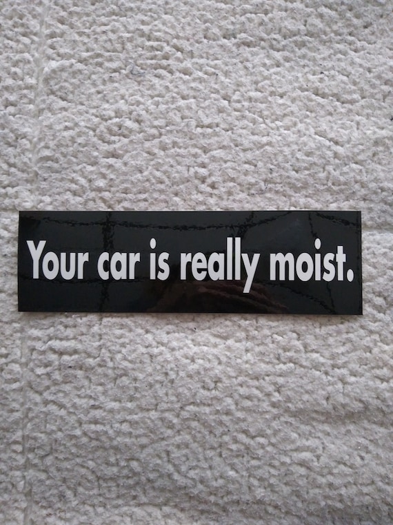 Moist Original Bumper Sticker | Etsy