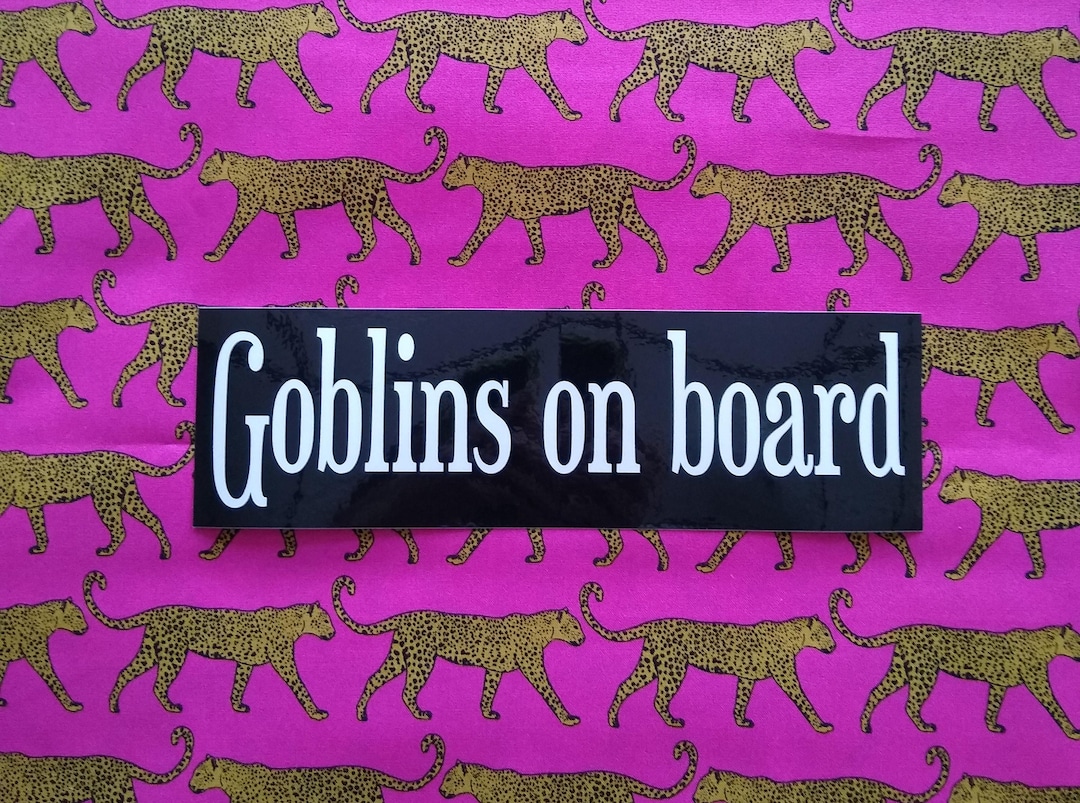 Goblins Goblin Mode Original Bumper Sticker - Etsy
