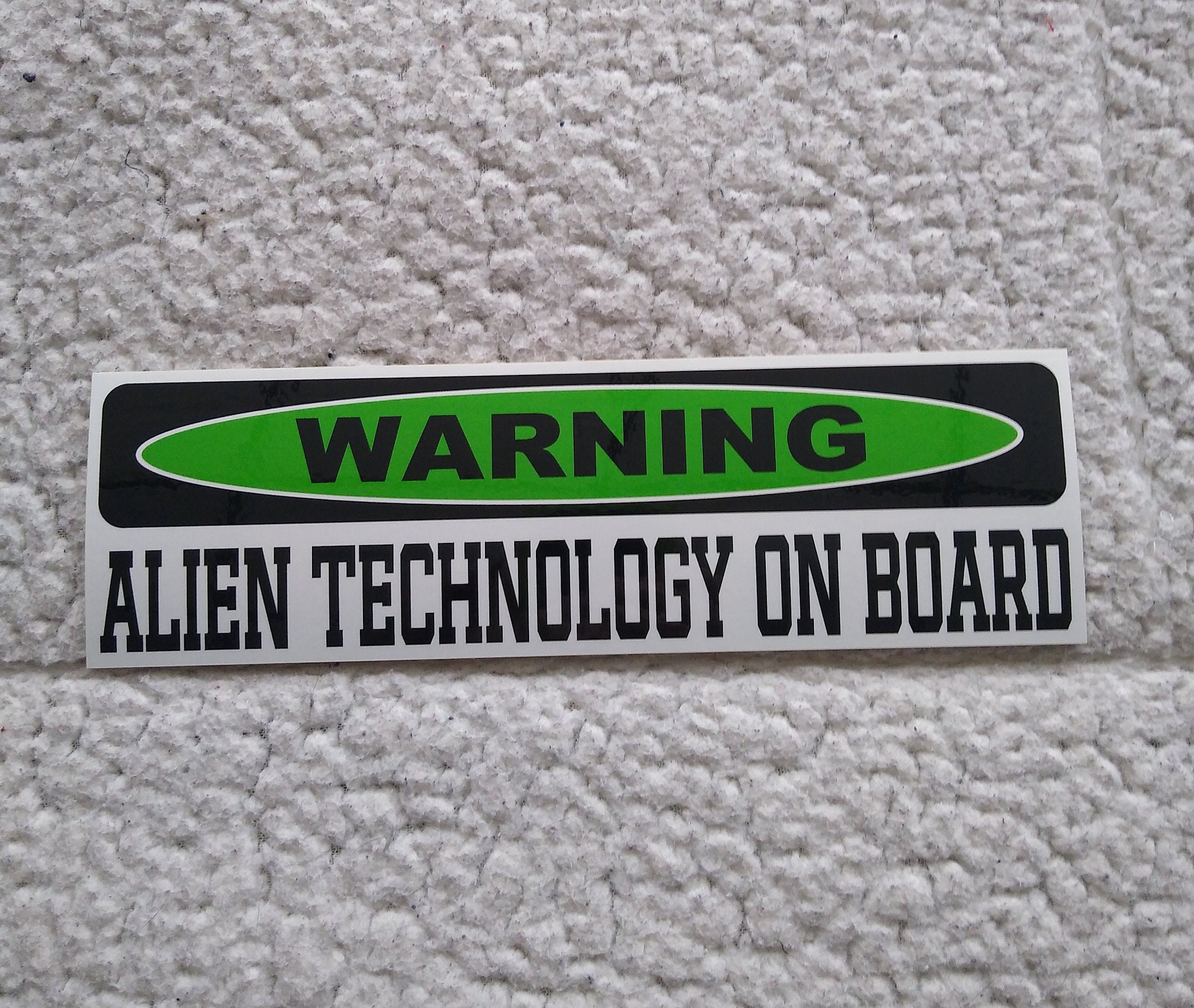 Aliens Ufos Original Bumper Sticker - Etsy