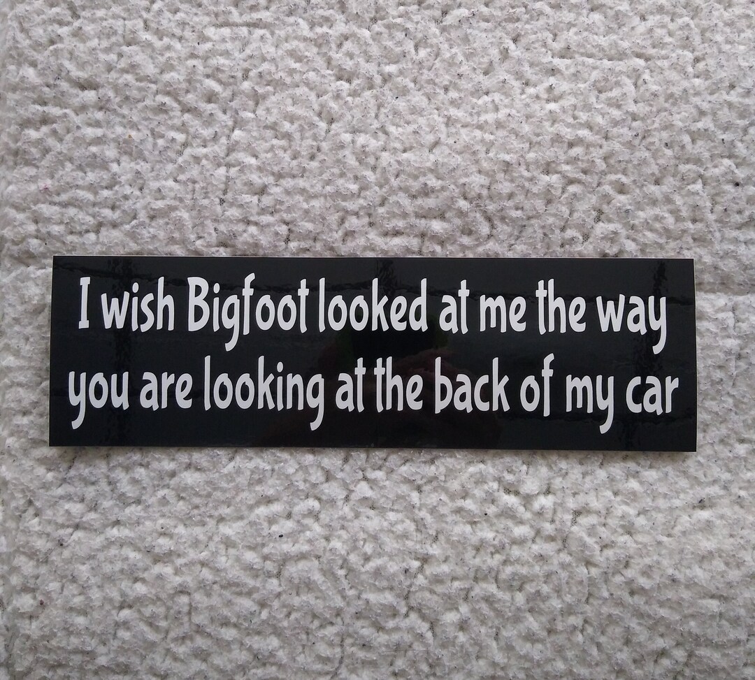 Bigfoot Original Bumper Sticker - Etsy