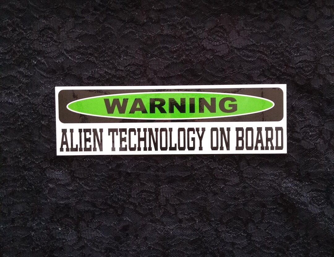 Aliens Ufos Original Bumper Sticker - Etsy