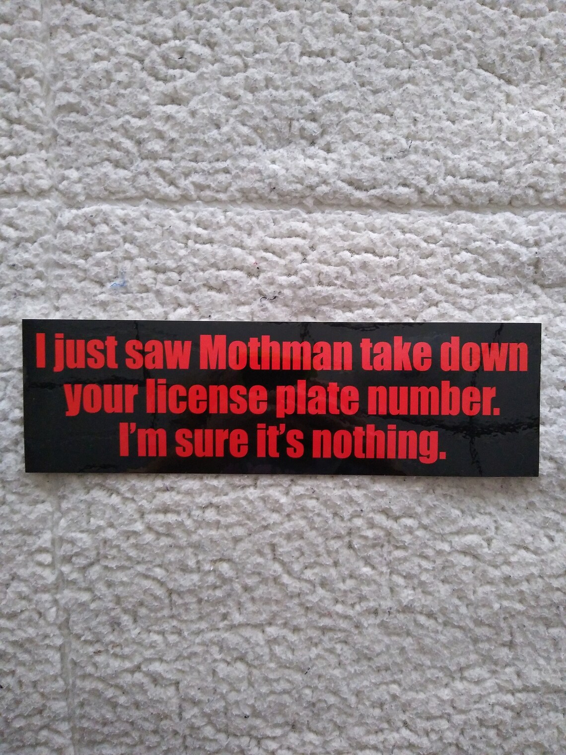 Mothman Original Bumper Sticker | Etsy