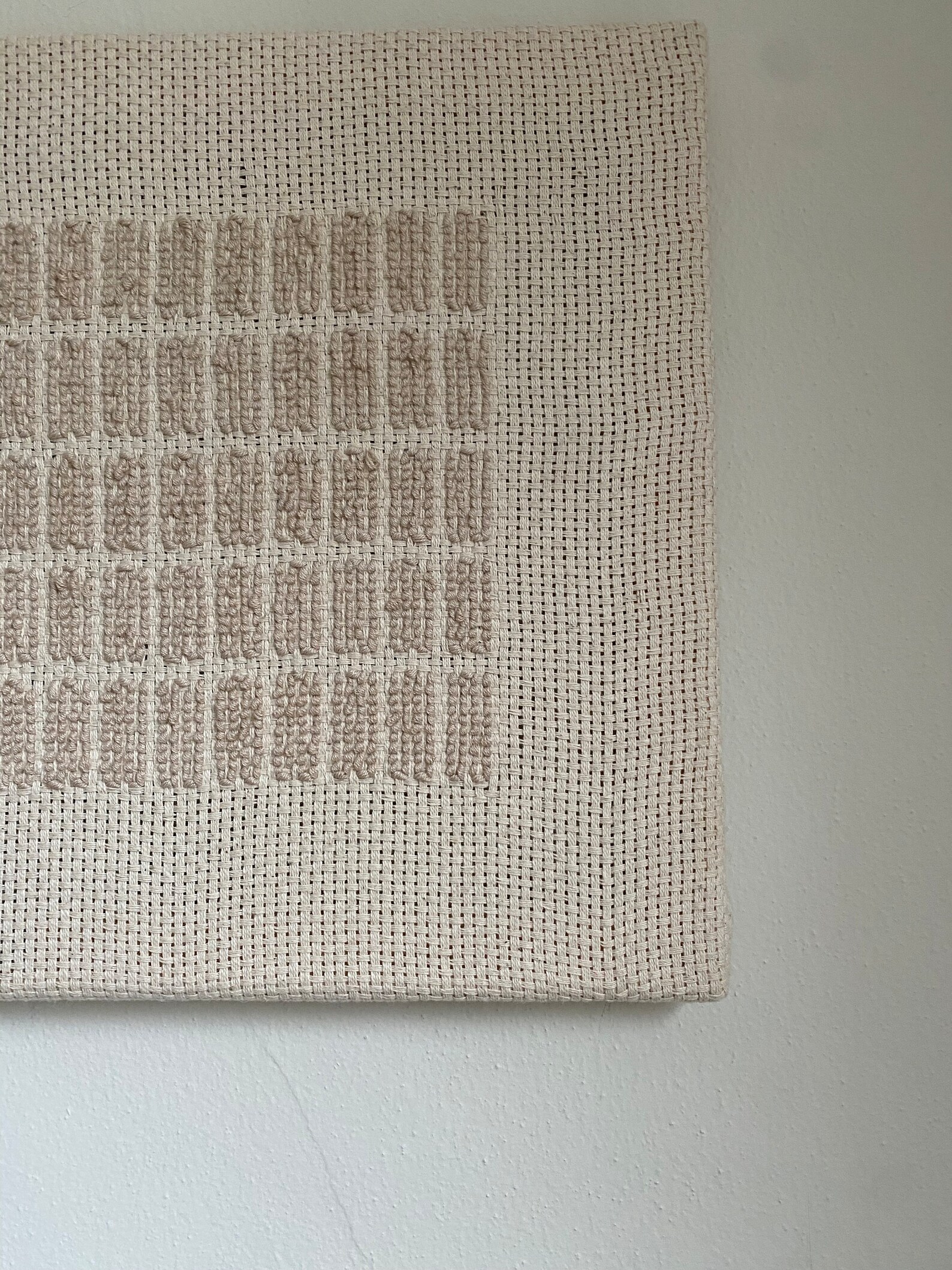 Marks | Textile Wall Art/linen Wall Decor/abstract Art/ Minimal Woven ...