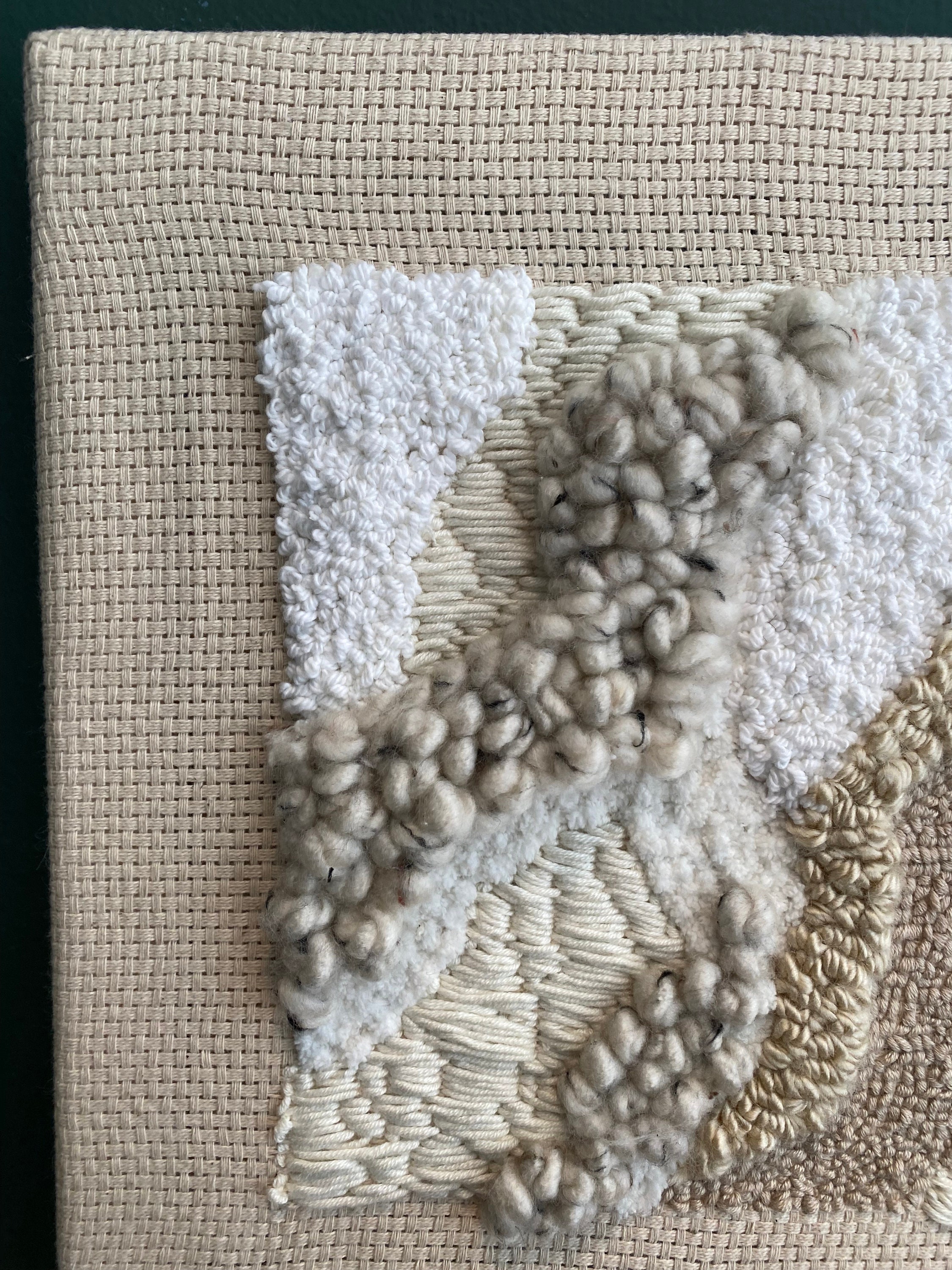 Valleys Textile Wall Art/linen Wall Decor/abstract Art/ Minimal Woven ...