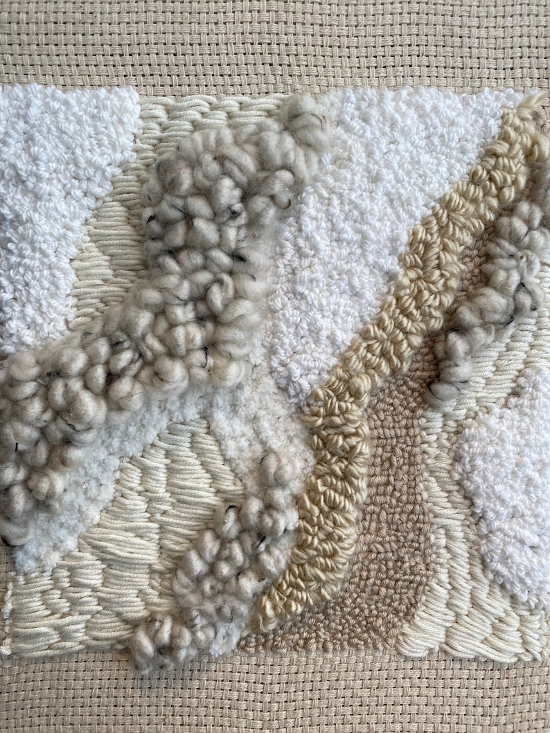 Valleys Textile Wall Art/linen Wall Decor/abstract Art/ Minimal Woven ...