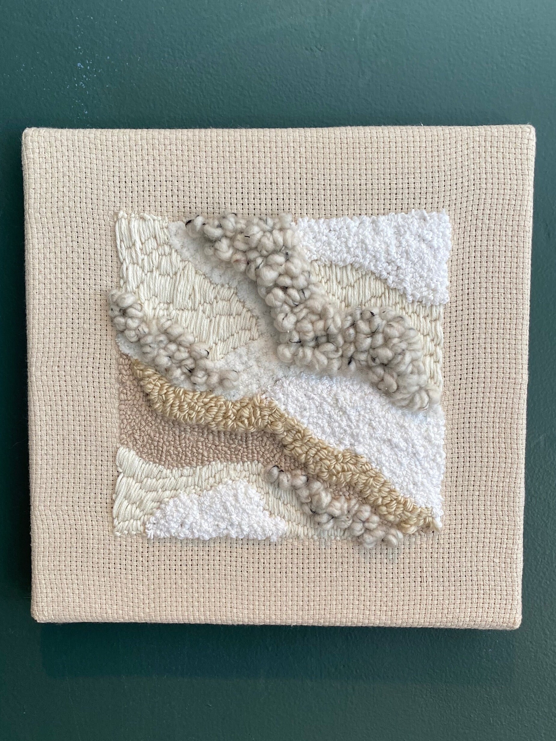 Valleys Textile Wall Art/linen Wall Decor/abstract Art/ Minimal Woven ...