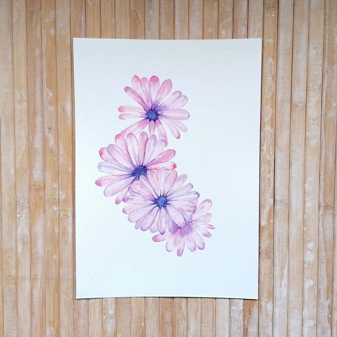 DAISY CHAIN, Flower Original Watercolour Painting by Geetapatelfineart ...