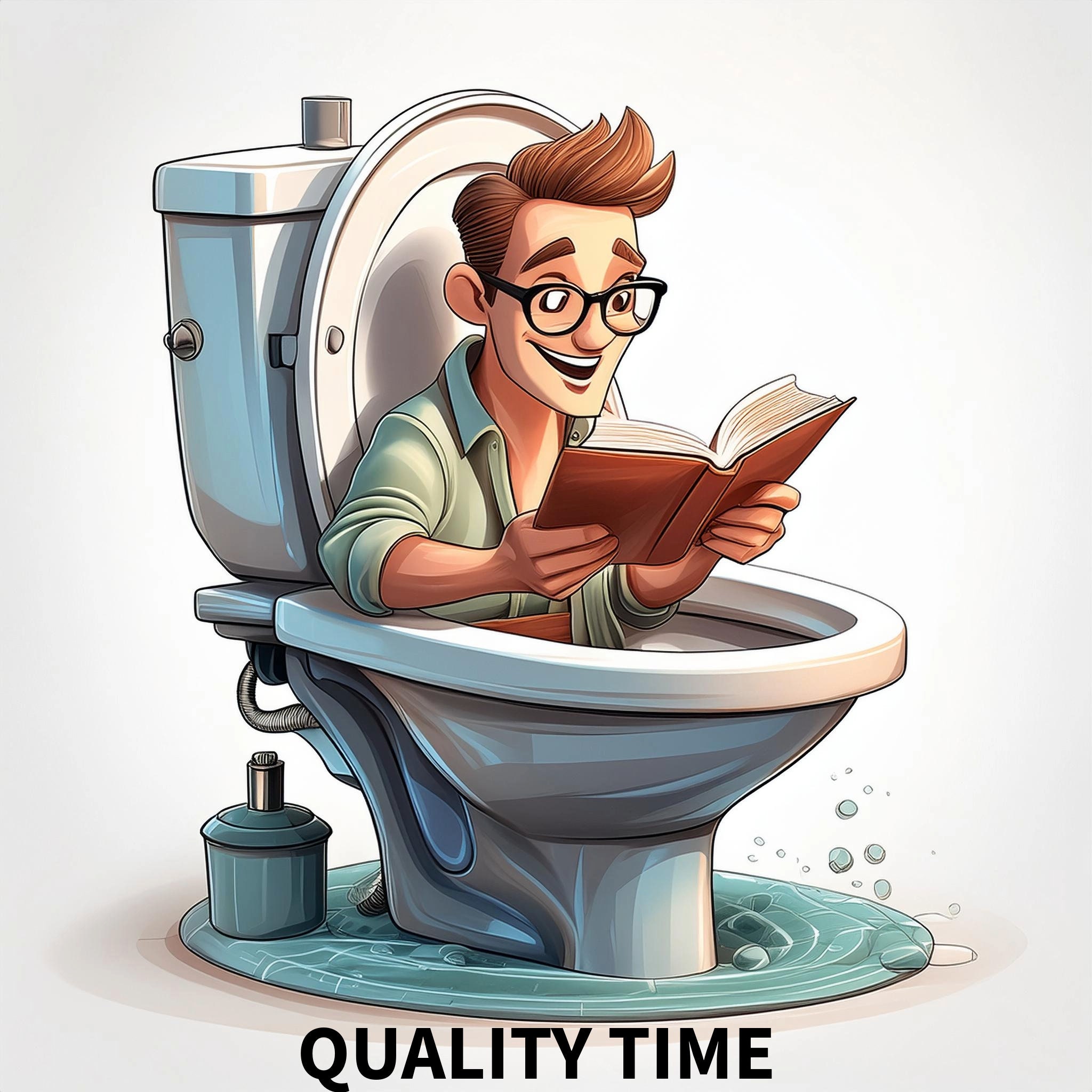 Hilarious Toilet Stickers, Funny Bathroom Decals, High-quality Vinyl, 2 ...