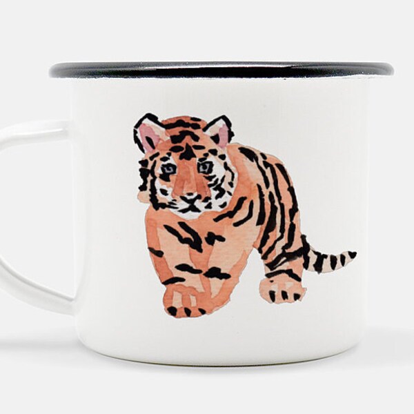Tiger Mug - Etsy